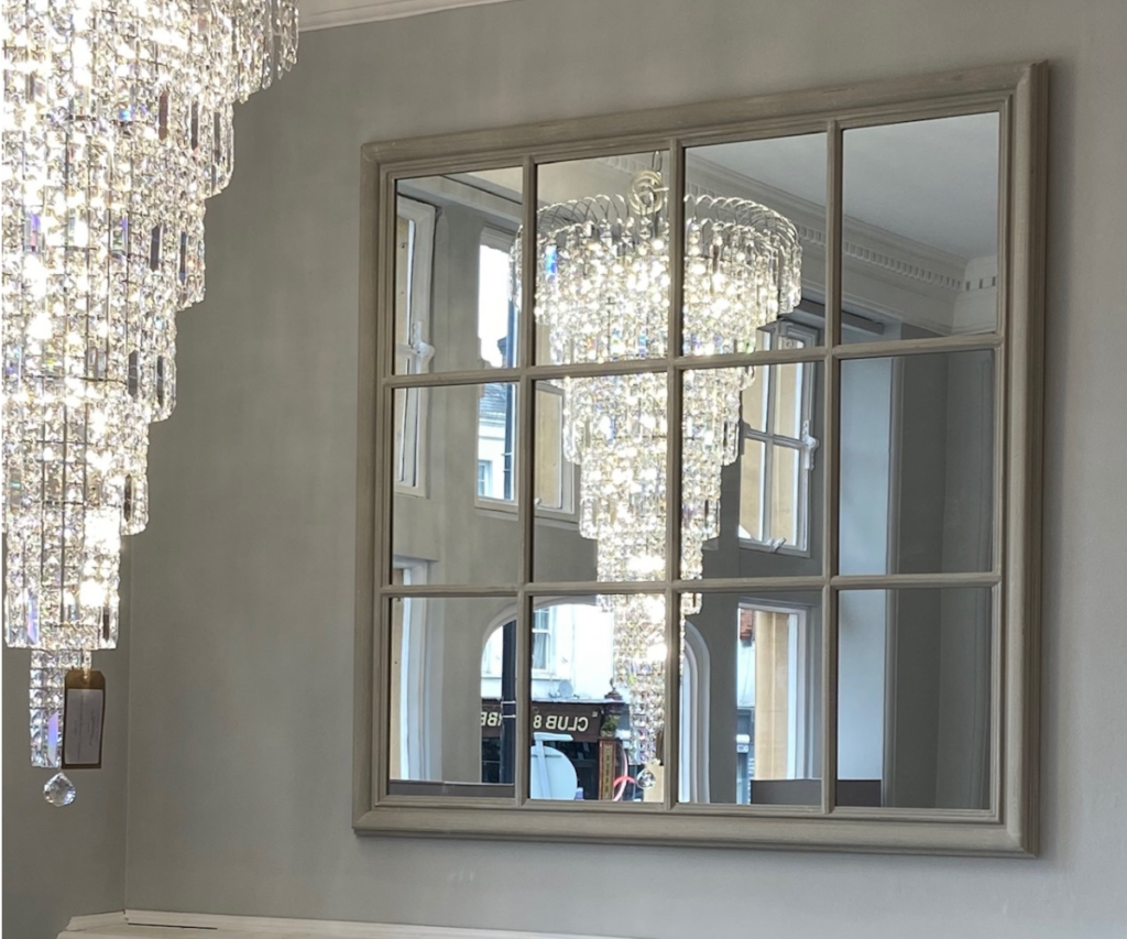 Halland Square Window Effect Mirror - Nordic Style London