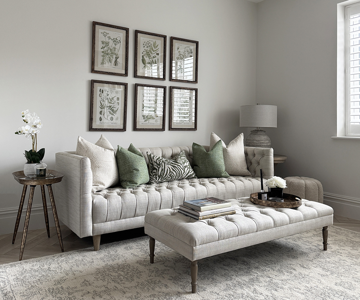 DISCONTINUED - Lars 3 Seater Sofa in Clay Leather - Nordic Style London